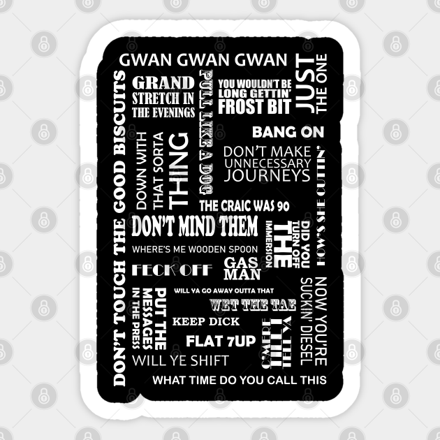 Irish Slang Irish Slang Aufkleber TeePublic DE irish-slang-irish-slang-aufkleber-teepublic-de